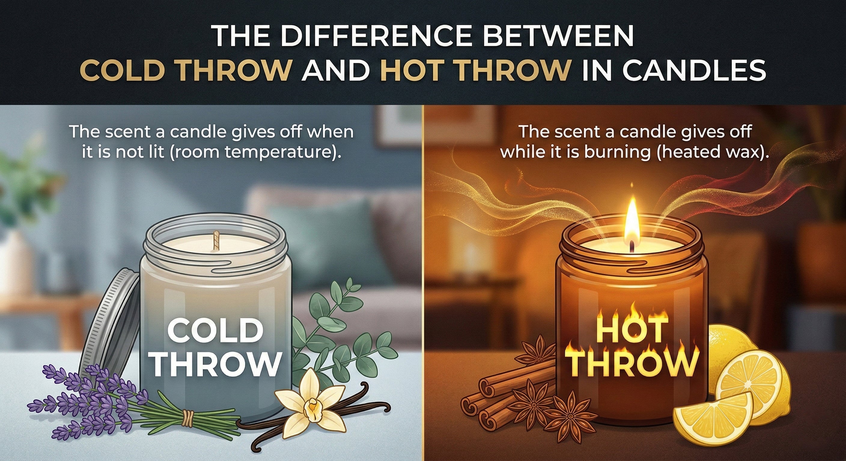 The Difference Between Cold Throw and Hot Throw in Candles – Australian ...